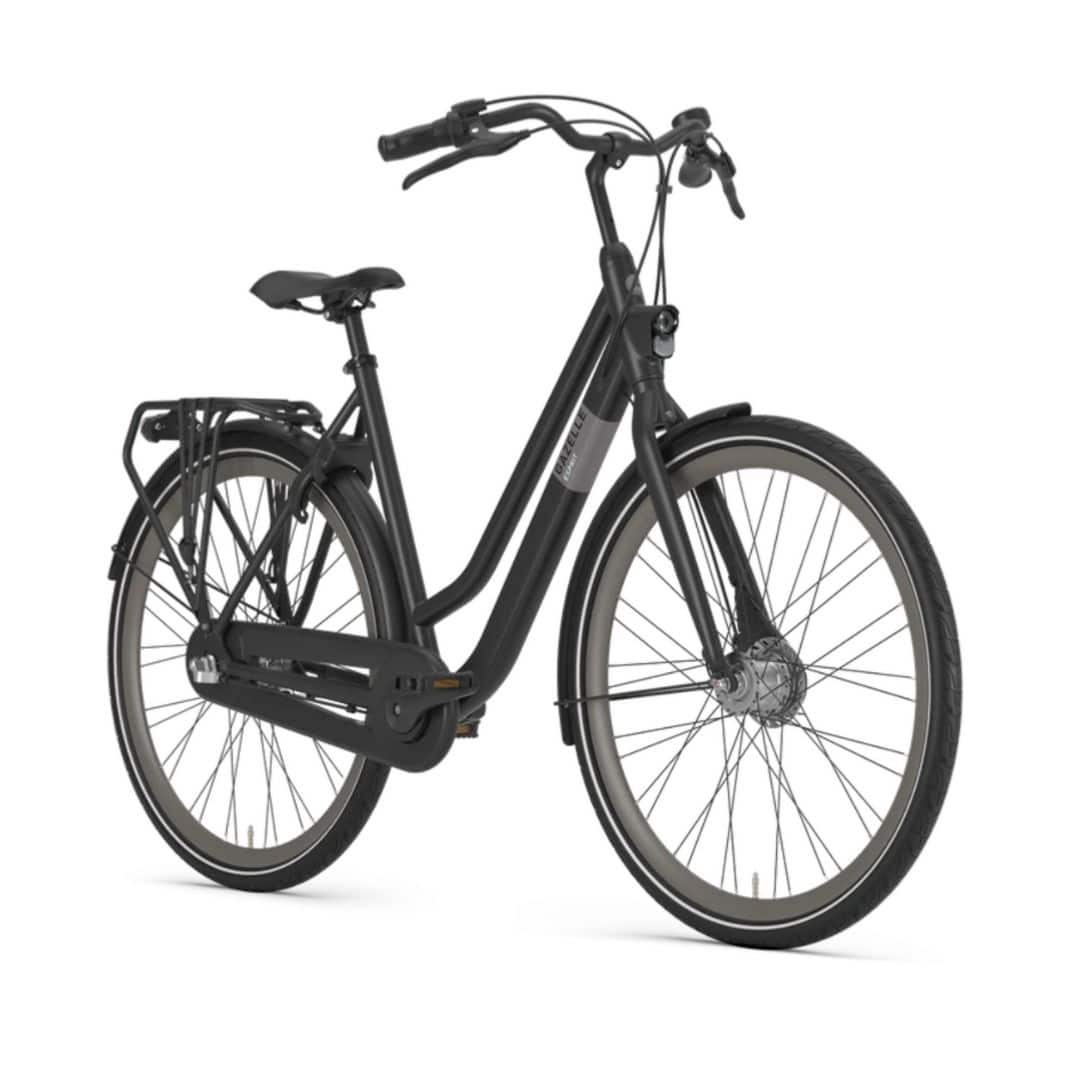 Gazelle Esprit T3 2025 dames | Mat zwarte stadsfiets bij Innobikes